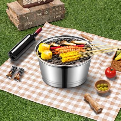 Cina Stufa da barbecue portatile in acciaio inossidabile da 29 cm per campeggio in vendita