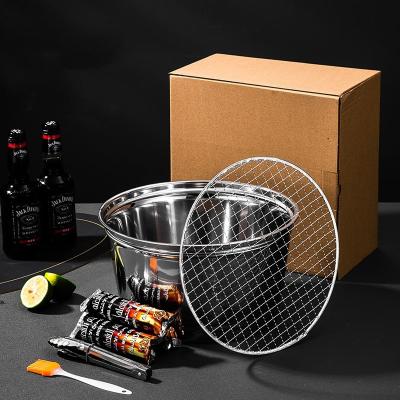 Cina Stufa da barbecue portatile in acciaio inossidabile da 29 cm per campeggio in vendita