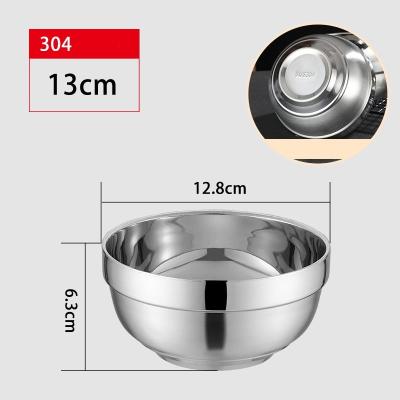 Cina Scalette lucide in acciaio inossidabile 304 a doppia parete per cucina in vendita