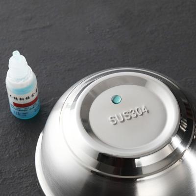 Cina Scalette lucide in acciaio inossidabile 304 a doppia parete per cucina in vendita