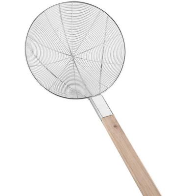 Cina 201 filtro a cucchiaio per uso domestico in acciaio inossidabile con maniglia di legno in vendita