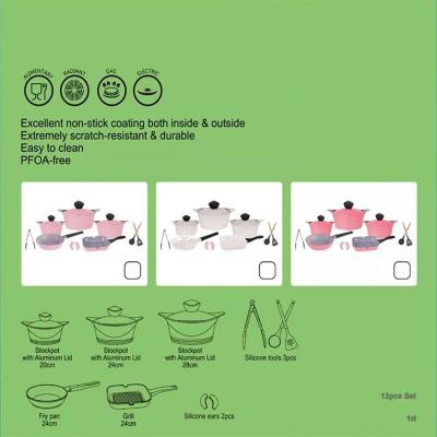 China Factory Direct Cooking Pot Set Cookware Pots And Pans Cookware Sets Cooking for sale