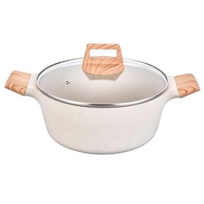Cina 10-Piece Non-Stick Aluminum Pot Medical Stone pot Set in vendita