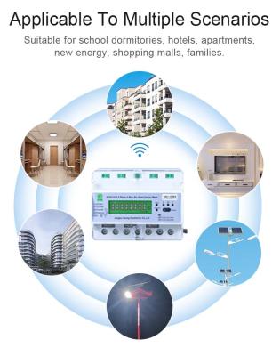 China Wifi 5A Three Phase Prepaid Energy Meter Power Consumption Smart Pre Pay Smart Meter for sale