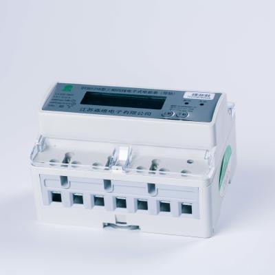 China 3 de fase betaalde de Elektronische Meter In drie stadia Wifi Muiltifunctions van KWu van de Energiemeter vooruit Te koop