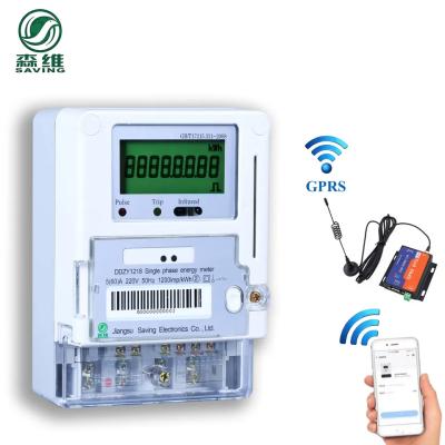 China 5A AC/DC Power Smart Prepaid Energy Meter with LCD and GPRS/GSM Communication zu verkaufen