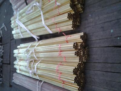 China ASTM B111 JIS H3300 EN12451 seamless Al-brass tube and pipe for sale