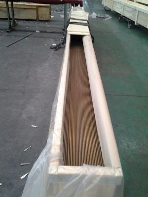 China ASTM B111 JIS H3300 EN12451 seamless C68700 brass tube and pipe for sale