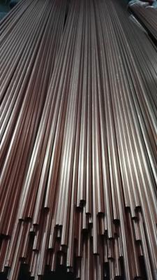 China ASTM B111 JIS H3300 EN12451 seamless CZ111 Brass tube and pipe for sale
