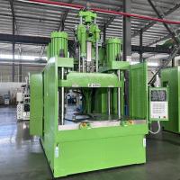 China Green Color Vertical Injection Molding Machine With Rotary Table for sale