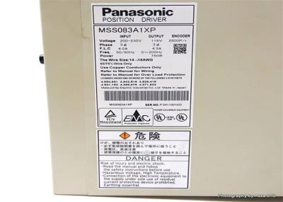 Cina MSS083A1XP 750 Watt Panasonic Ac Servo Drives Terminal a vite di posizione in vendita