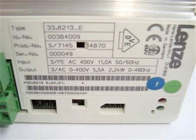 Cina AZIONAMENTO 2,2 di CA di Lenze 33,8213 E HP chilowatt/3 400 VCA invertitore variabile di frequenza di 50/60 di hertz in vendita