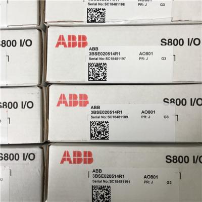 中国 ABB 3BSE020514R1入力/出力アナログ出力 モジュール8チャネル20 MA AO801 販売のため