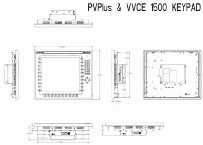 China Allen Bradley PanelView Plus 7 Standard-2711P-T15C22D8 S-B Color Touch 15 ENet DC zu verkaufen