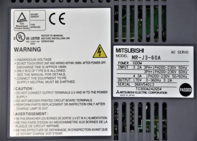 Cina Servo driver di CA di serie MR-J3-60A dell'amplificatore MR-J3 di MITSUBISHI 600W in vendita