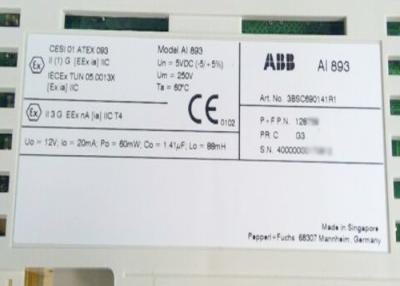 Cina Il modulo 3BSC690141R1 S800 dell'ingresso/uscita dello SpA AI893 entrata analogico il modulo di TC/RTD in vendita