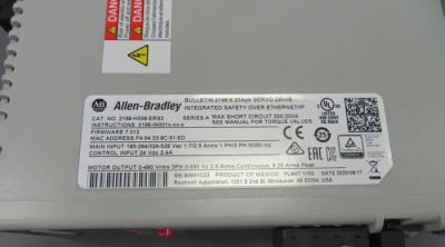Cina Un picco di corrente di 6,3 amp di ab 2198-H008-ERS2 ha prodotto di input di 3 e di 1 fasi 190 - 528 il VCA in vendita