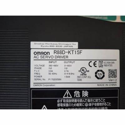 Cina Servo CA 380 di OMRON R88D-KT15F ~ 480VAC il rifornimento 4.7A 480V carica 1,5 chilowatt 4.7A in vendita