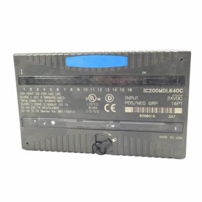 China DE LOGICA VAN DE DE INPUTmodule VERSAMAX 24V GELIJKSTROOM POSITIVE/NEGATIVE VAN GE IC200MDL640 16 AFZONDERLIJKE PUNTEN Te koop