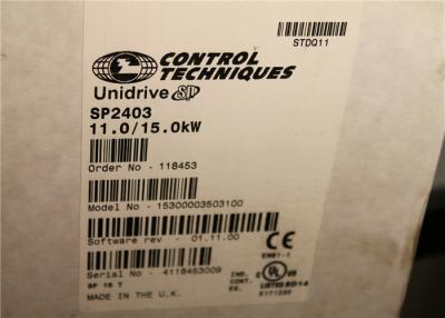 Cina Azionamento universale SP2403 11.0/15.0kW Unidrive 20HP 380-480AC 29A di CA di tecniche di controllo di Nidec in vendita