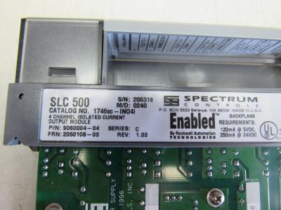 China 1746sc-INO4I de Module van de Spectrumcontrols21 mA Analoge Output 0 tot 60 graden van Celsius Te koop
