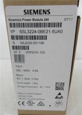 China DE OMSCHAKELAAR 3AC 380-480V 1.5KW VAN SIEMENS SINAMICS 6SL3224-0BE21-5UA0 G120 Te koop