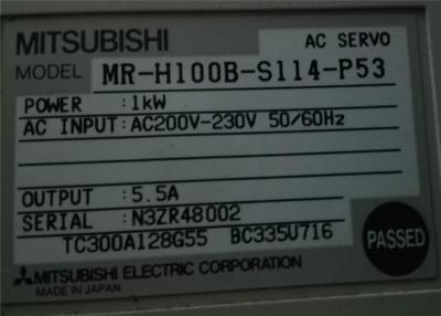 China Melservo MR-H Serie Mitsubishi Servo Drive MR-H100B-S114-P53 Te koop