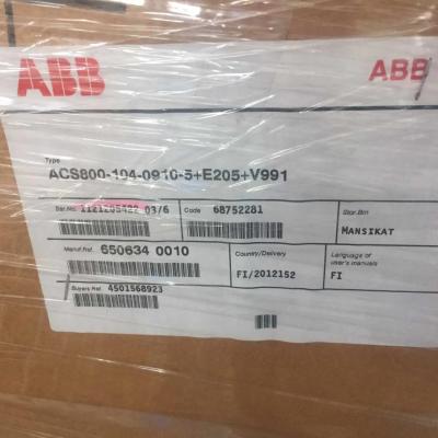 China ABB ACS800-04M-0610-7 3 fases 560 kW Conversor de frequência 205 kg Produto corrente à venda