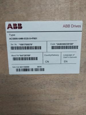 China ABB ACS800-04M-0440-3+P901 355kW 693A Conversor de frequência 205 kg comprimento 564 mm à venda