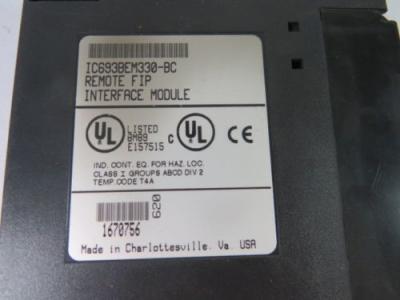 中国 IC693BEM330 GE Fanuc FIP バスインターフェースモジュールシリーズ90-30 プログラム可能な論理コントローラ 販売のため