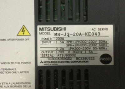 Cina 200W MITSUBISHI AC Servo Amplificatore MR-J3-20A-KE043 360Hz 1.5A Industrial DRIVE Uscita 170V in vendita