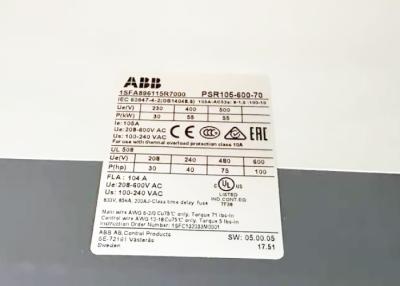Cina PSR105-600-70 1SFA896115R7000 PSR Softstarter 105A 208-600VAC Nuovo in vendita