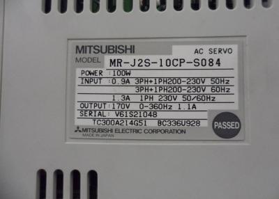 Китай Мицубиши серийный сервоуправляющий MR-J2S-10CP-S084 3-фазный промышленный сервомоторный драйвер продается