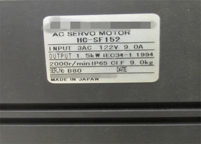 China 1.5Kw 3 fase servomotor, MITSUBISHI AC Sterke servomotor HC-SF152 HC-SF152K Te koop