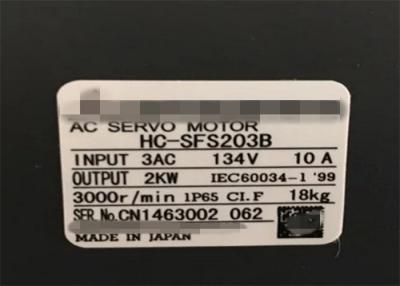 Cina MITSUBISHI Melservo HC-SFS serie Motore a potenza di media inerzia HC-SFS203B dal Giappone in vendita