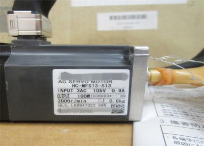 Cina 100W Mitsubishi AC Industrial Servo Motor HC-MFS13 / HC-KFS13 Giappone Motore in vendita