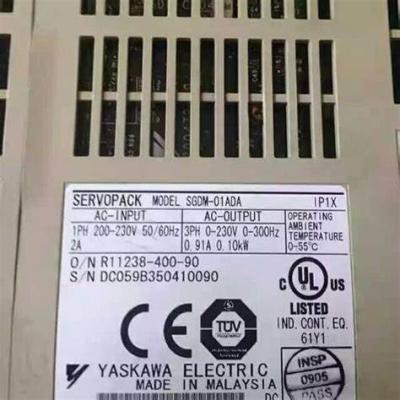 Cina Yaskawa SGDM-01AD 1 Fase 2A 200V 100W 0.13HP SERVOPACK Servo Drive CA in vendita