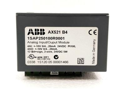 中国 ABB AX521 1SAP250100R0001 アナログ入力出力モジュール 販売のため
