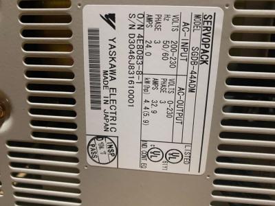 Cina Yaskawa SGDB-44ADG treno a impulsi bi-fase con differenza di fase di 90° Servo Drive 4.4KW in vendita