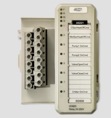 Cina ABB DO820 3BSE008514R1 Relay di uscita digitale 8 ch Modulo I-O 0,3 kg in vendita