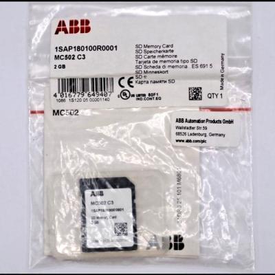 China ABB MC502 1SAP180100R0001 AC500 Cartão de Memória SD PLCs de Automação Distribuída à venda