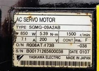 Cina Yaskawa Brand Sigma SGMG-09A2AB Servo Motor Nuovo originale in scatola in vendita