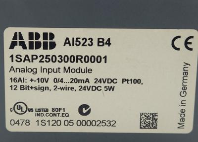 Cina ABB AI523 1SAP250300R0001 AI523: S500 Modulo di ingresso analogo 16 AI: U, I, RTD, DI. in vendita