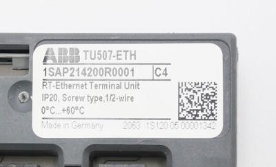 China ABB TU507-ETH 1SAP214200R0001 Interface Terminal Unit voor Ethernet-protocollen Schroefterminals Te koop