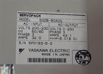 Cina Yaskawa Nuovo Servo Drive SGDB-60ADG 230V in scatola in vendita