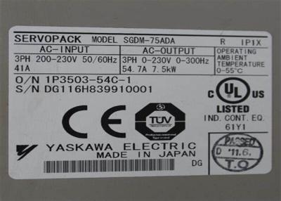 Cina SGDM-75ADA Yaskawa Industrial Servo Drives Nuovo e originale in vendita