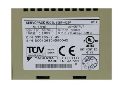 Cina Yaskawa SGDP-02BP Servopack Servo Drives Nuovo e originale in vendita