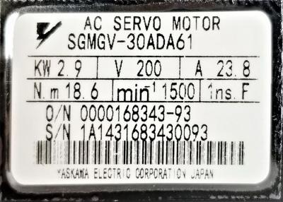 Cina Yaskawa SGMGV-30ADA61 AC servomotore Nuovo in scatola originale in vendita