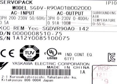 Китай Yaskawa SGDV-R90A01B002000 AC сервоприводы совершенно новый оригинальный продается