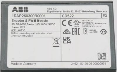 China ABB CD522 1SAP260300R0001 Função do módulo 2 entrada do codificador Suécia à venda